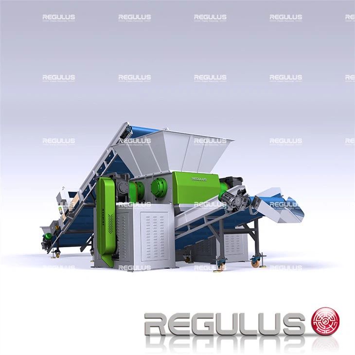 China Two-roller Shredder for Plastic film and PP ton bags ...
